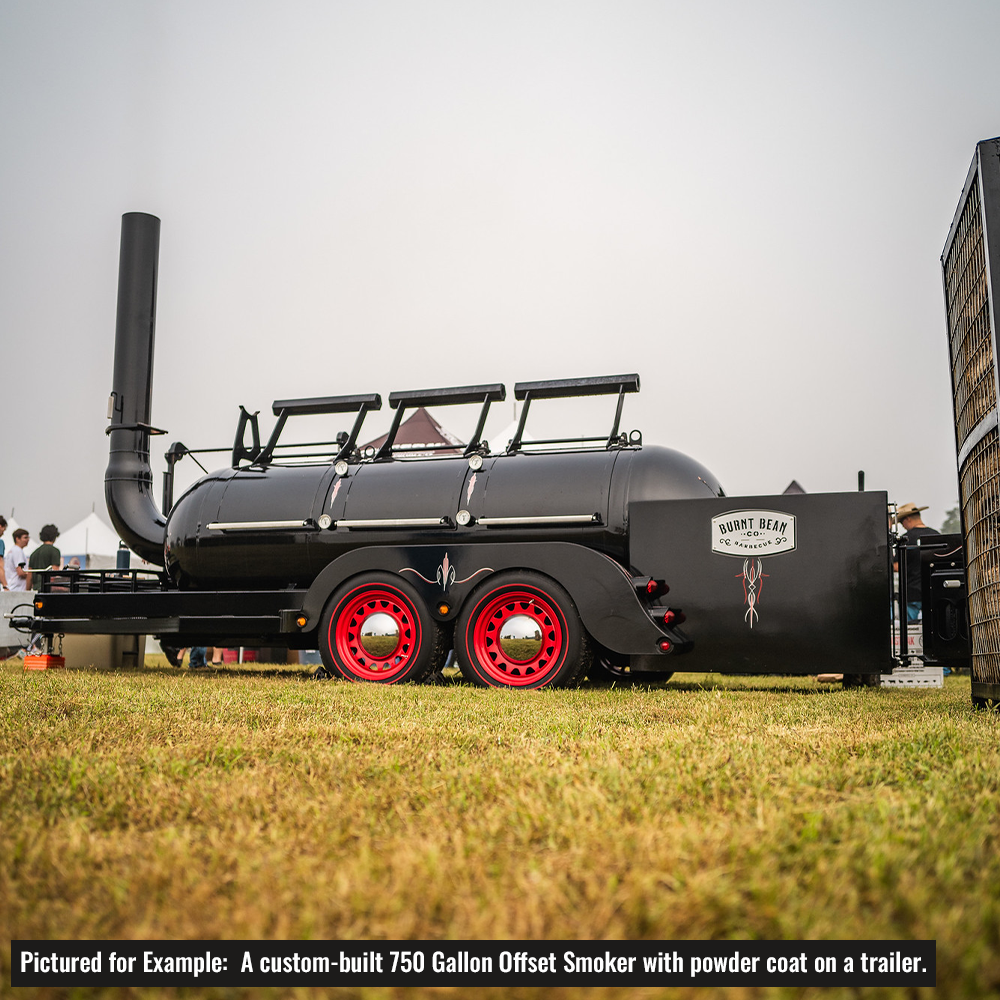 750 Gallon Offset Smoker - Raw on Skids – Cen-Tex Smokers